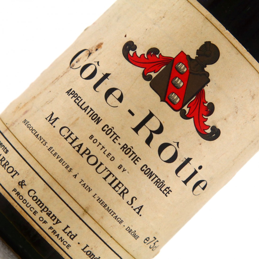 M.Chapoutier 1978 Cote Rotie | Wine Auctioneer