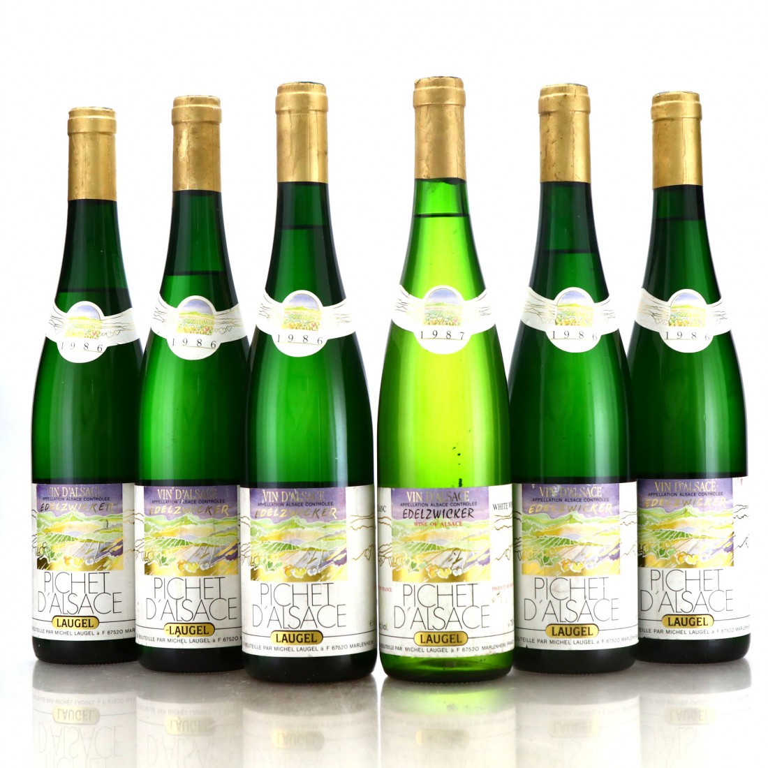 Laugel Pichet D'Alsace Edelzwicker 1980s Alsace 6x70cl | Wine Auctioneer