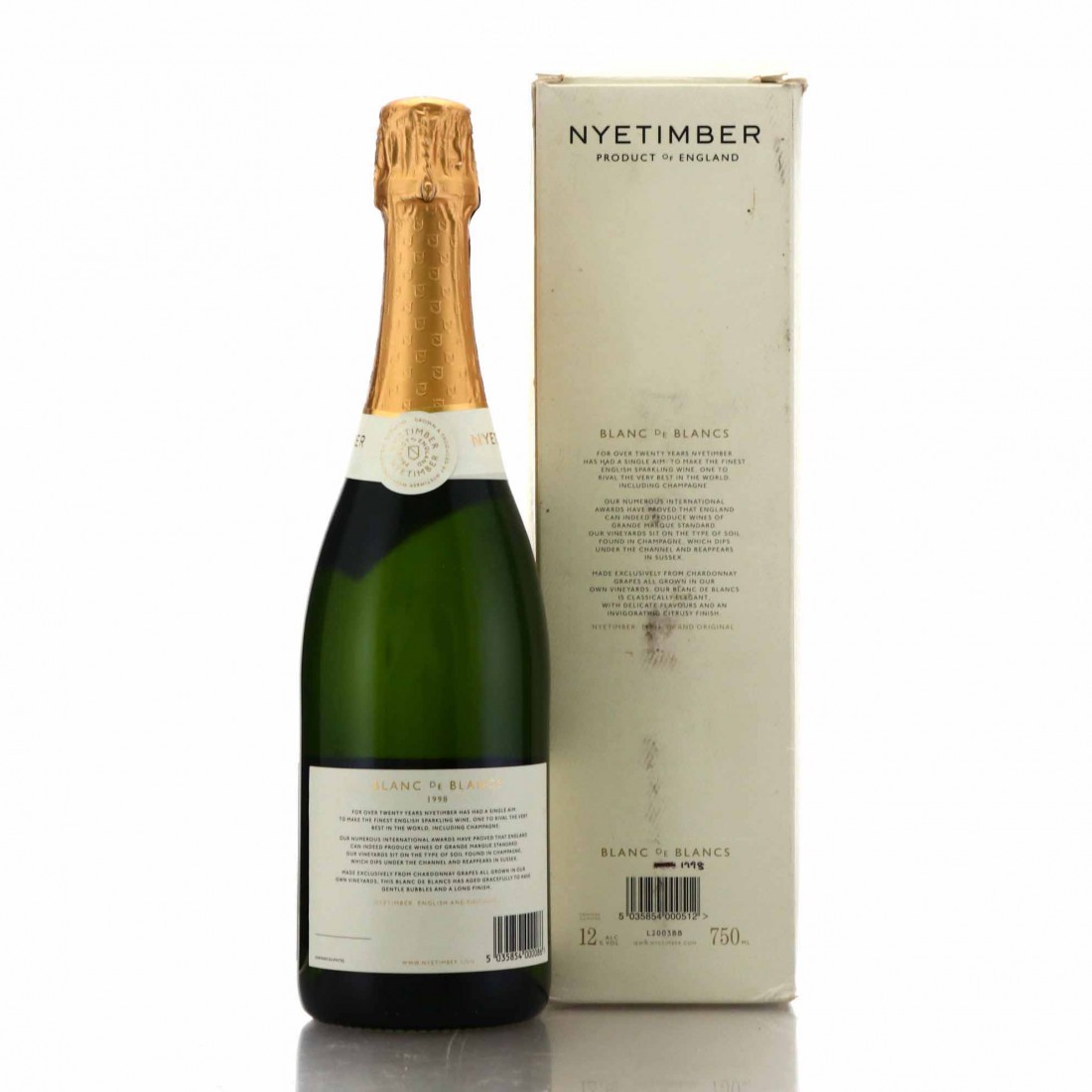 Nyetimber Blanc-de-Blancs 1998 English Sparkling | Wine Auctioneer