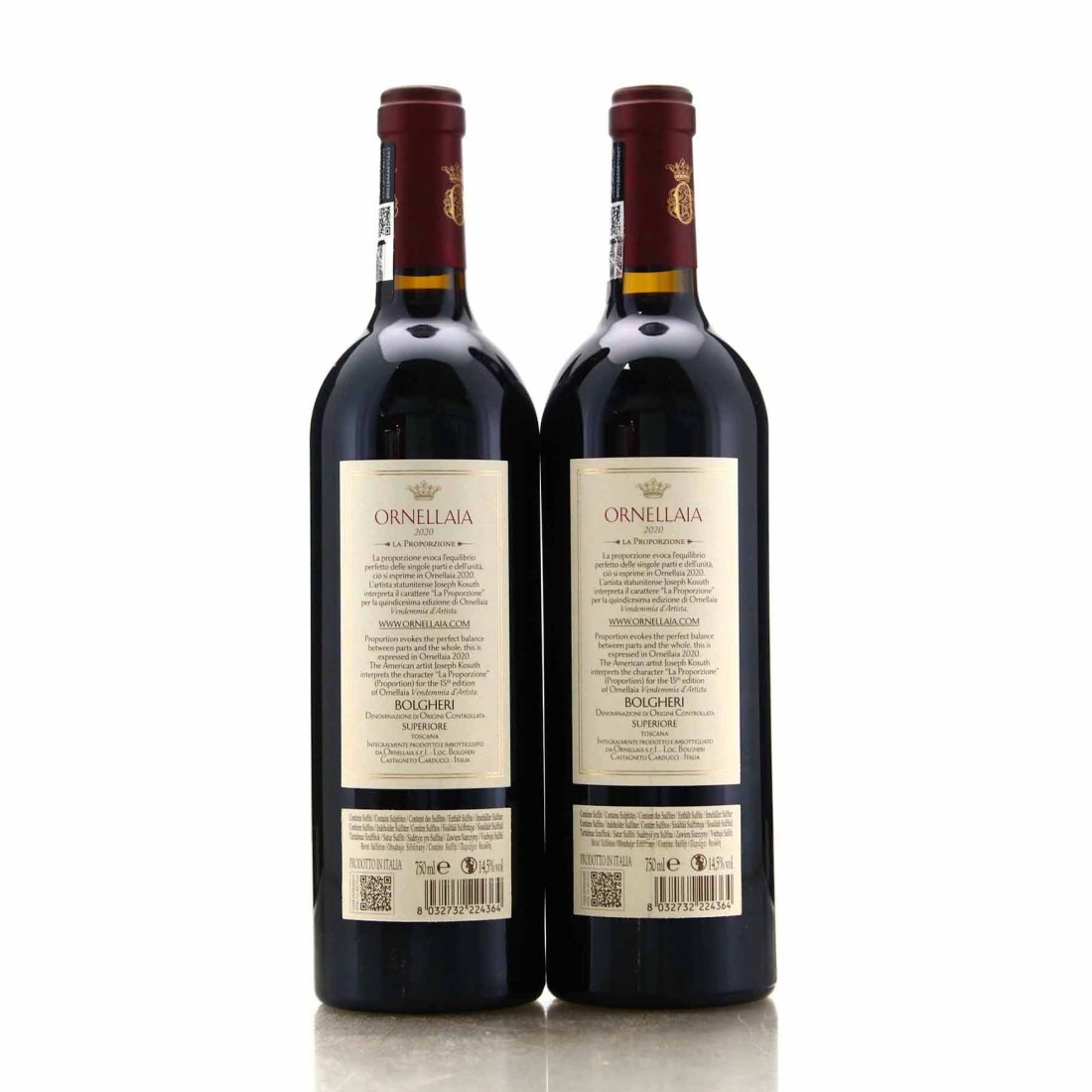 Ornellaia 2020 Bolgheri Superiore 2x75cl | Wine Auctioneer