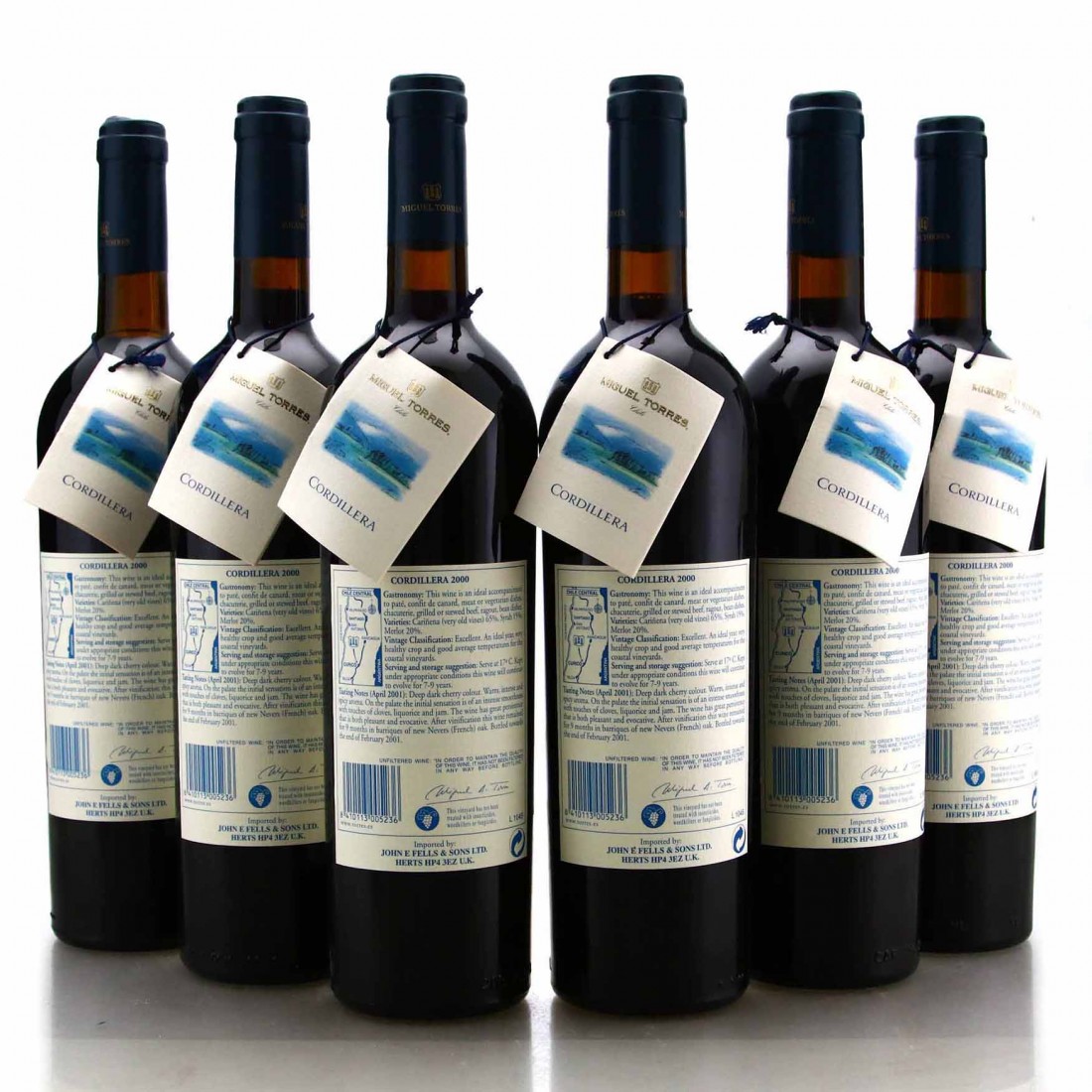Miguel Torres Cordillera 2000 Curico 6x75cl | Wine Auctioneer
