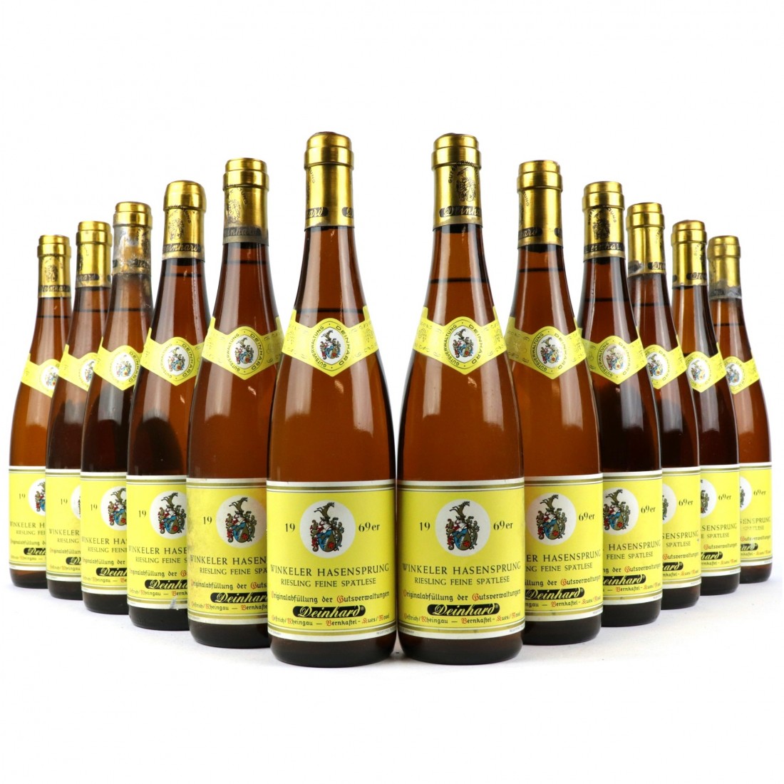 Deinhard Winkeler Hasensprung Riesling Spatlese 1969 Rheingau / 12 ...